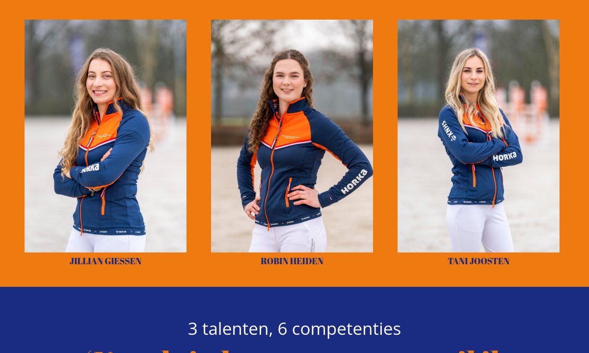 Debutanten Talententeam - editie 1 2024