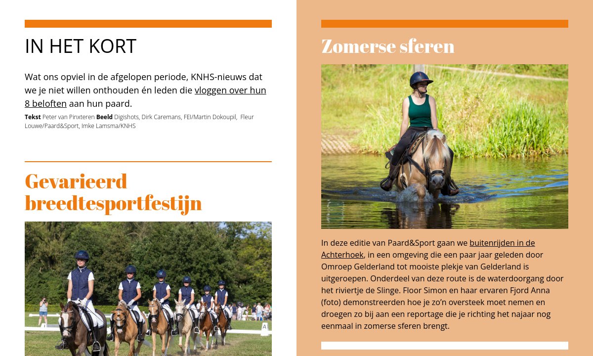 Nieuws en 8 beloften - editie 3 2024